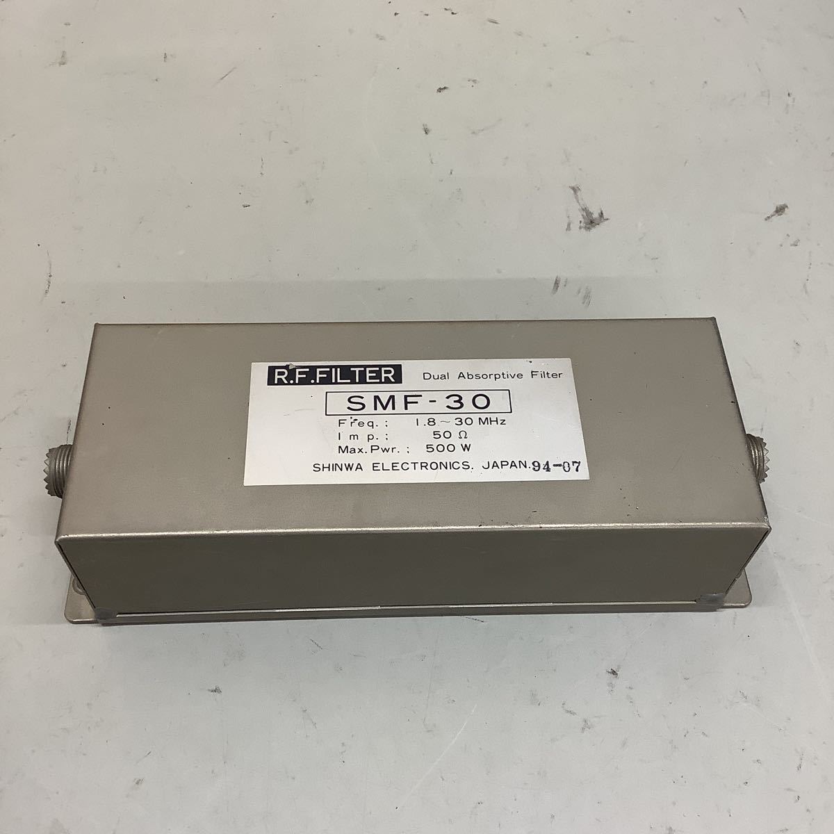 【傷や汚れあり】SHINWA シンワ SMF-30 R.F FILTER 1.8〜30MHz 現状品 動作未確認の落札情報詳細 - ヤフオク ...