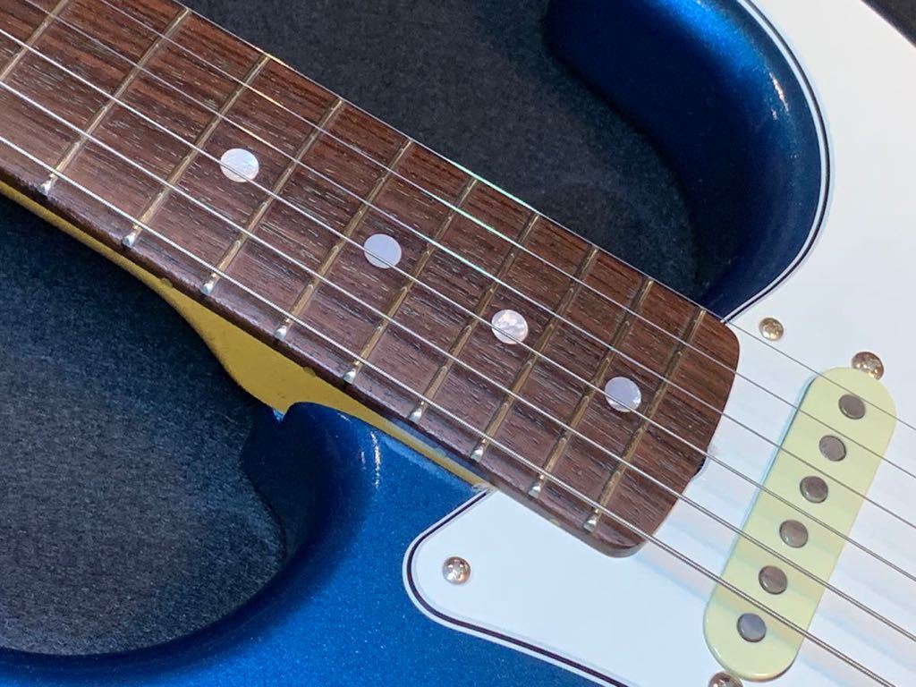【未使用に近い】初回初期ロット品！加藤隆志 Fender Japan 65 STRATOCASTER Paradise Bule ...