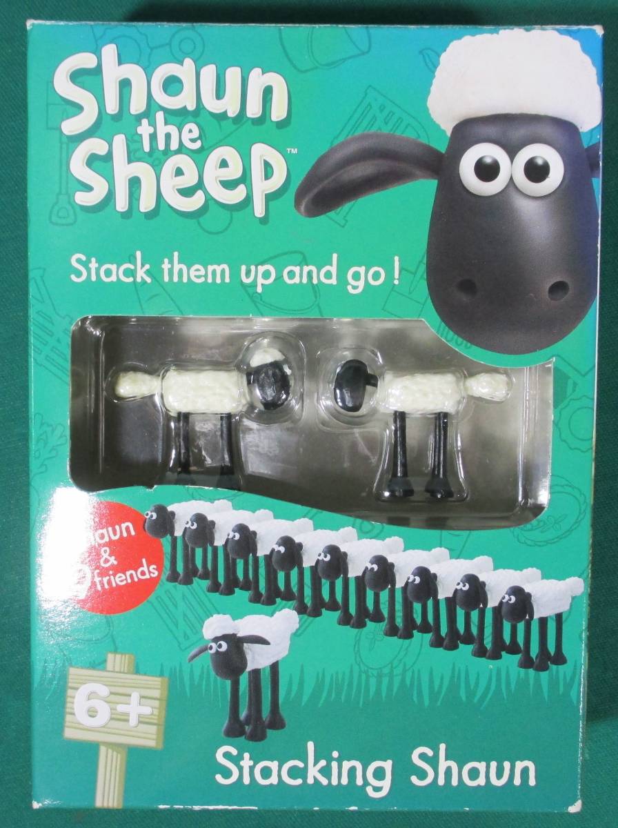 【やや傷や汚れあり】のっけて ひつじのショーン Shaun the sheep Stack them up and go! Stacking ...