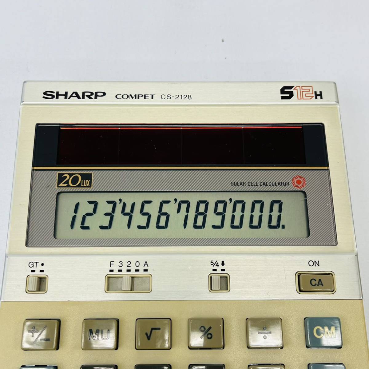 【やや傷や汚れあり】☆送料210円・1円〜☆ SHARP シャープ COMPET CS-2128 計算機 電卓 昭和レトロ 当時物 アンティークの落札情報詳細 - ヤフオク落札価格検索 オークフリー