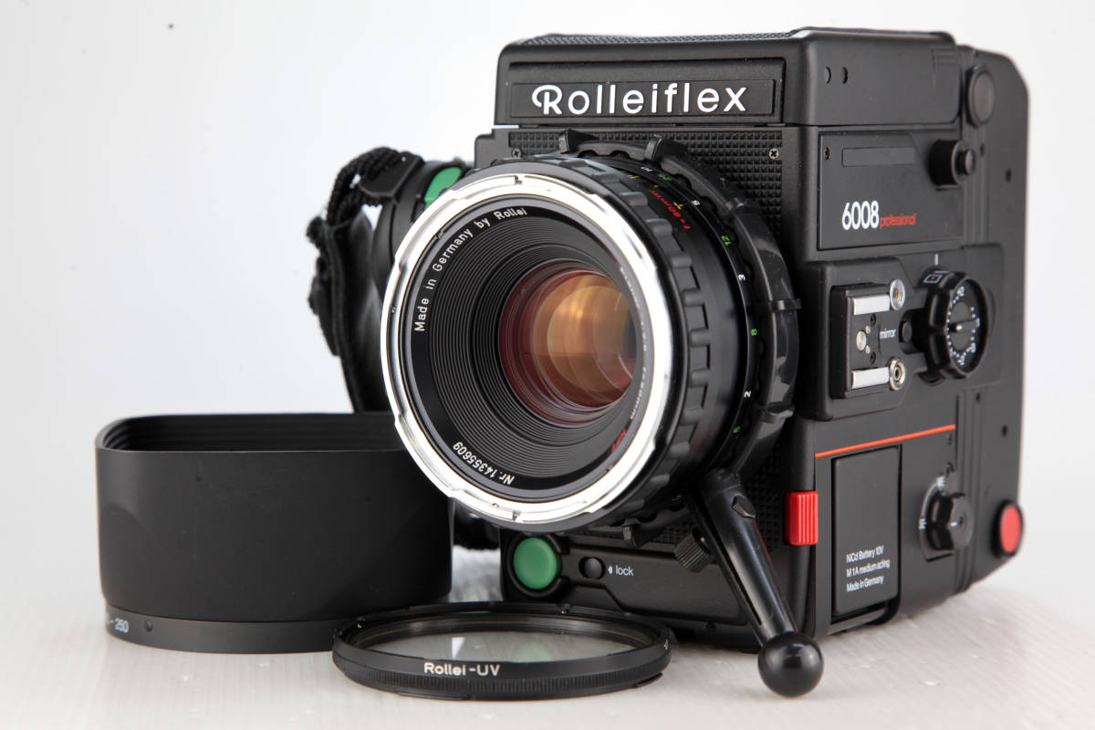 【目立った傷や汚れなし】★★極上品 Rollei Rolleiflex 6008 Professional + Planar 80mm F/2 ...