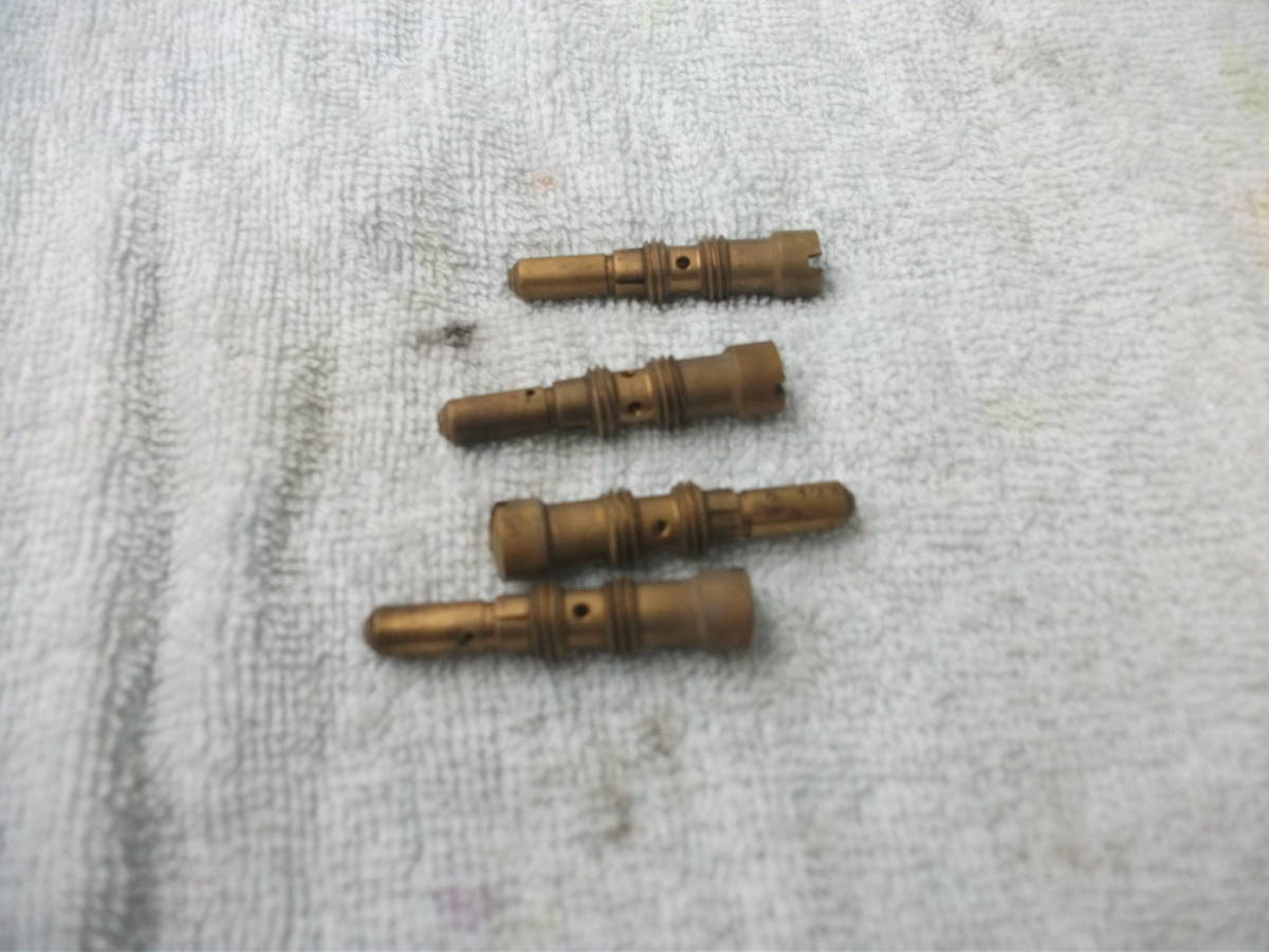 【目立った傷や汚れなし】WEBER純正 アイドルジェット 4個 ウェーバー TE27 TA22 TA27 KP47 KP61 AE86 B110 B310 B210 TA17 TE71 510 ...