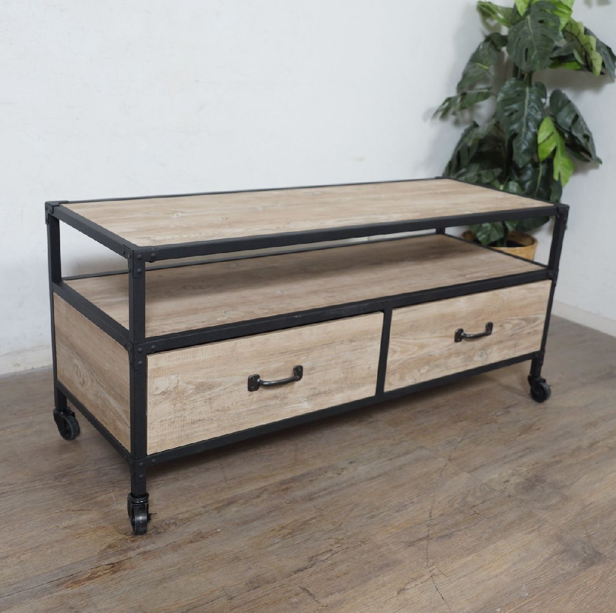 【未使用】 送料無料 【新品・未使用品】 北欧調 TV台 TVラック TVボードAVラック AVボード 組み立て品 FF5190の落札情報詳細 ...