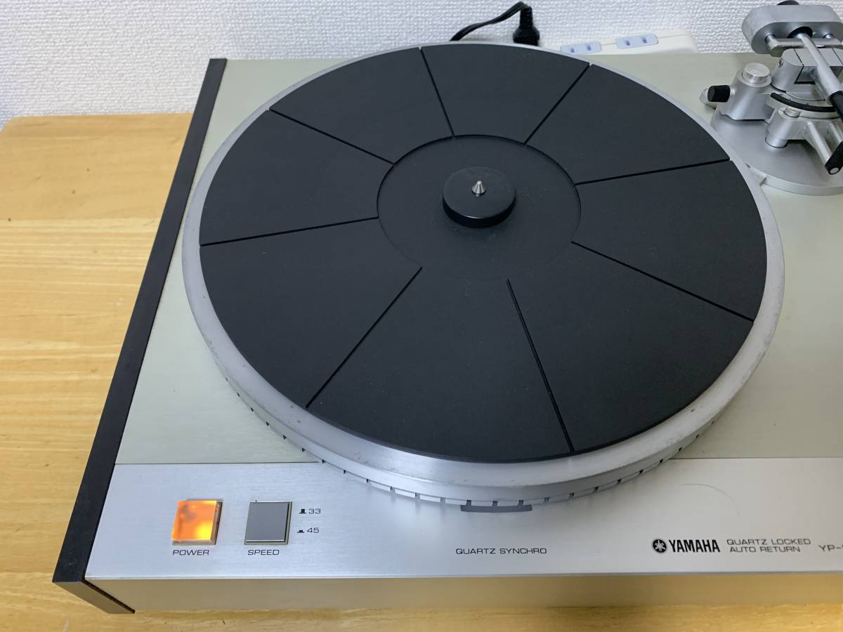 【やや傷や汚れあり】メンテナンス済 動作良好 MC-703付属★YAMAHA YP-D5★ダイレクトドライブ オートリターン レコード ...