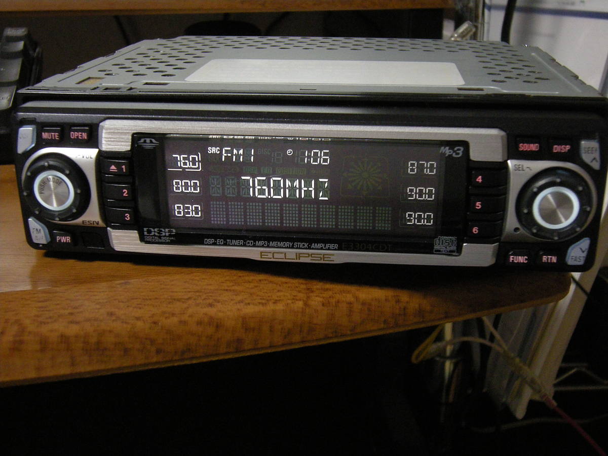 【傷や汚れあり】ECLIPSE CDプレーヤー E3304CDT マルチコントロール CD/MSメインユニット 取扱説明書・メモリースティック付の落札情報詳細 - ヤフオク落札価格検索 オークフリー