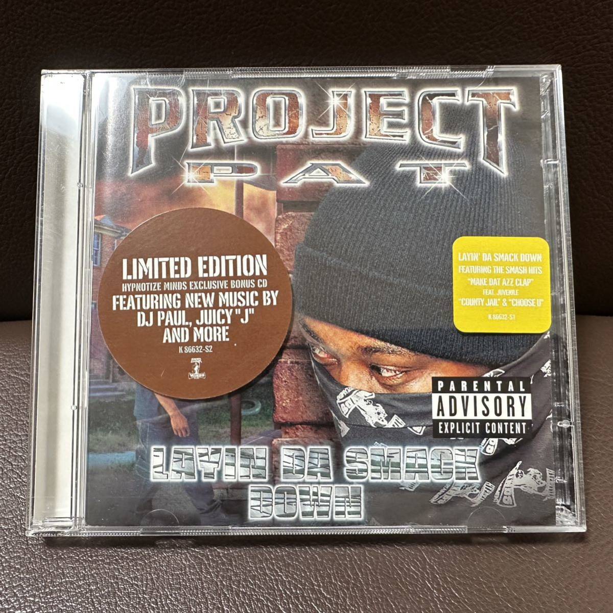 【やや傷や汚れあり】PROJECT PAT - LAYIN’ DA SMACK DOWN / THREE 6 MAFIA PROPHET ...
