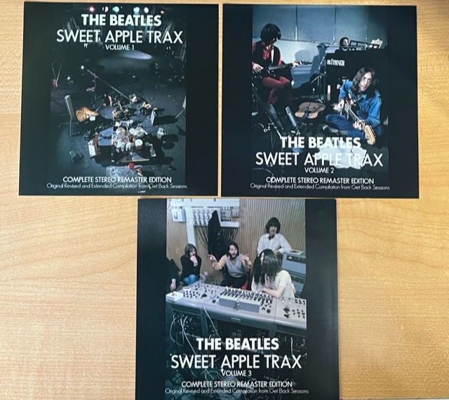 【未使用】THE BEATLES / SWEET APPLE TRAX VOL.1.2.3(6CD) ゲット・バック・セッション ステレオ拡張 ...