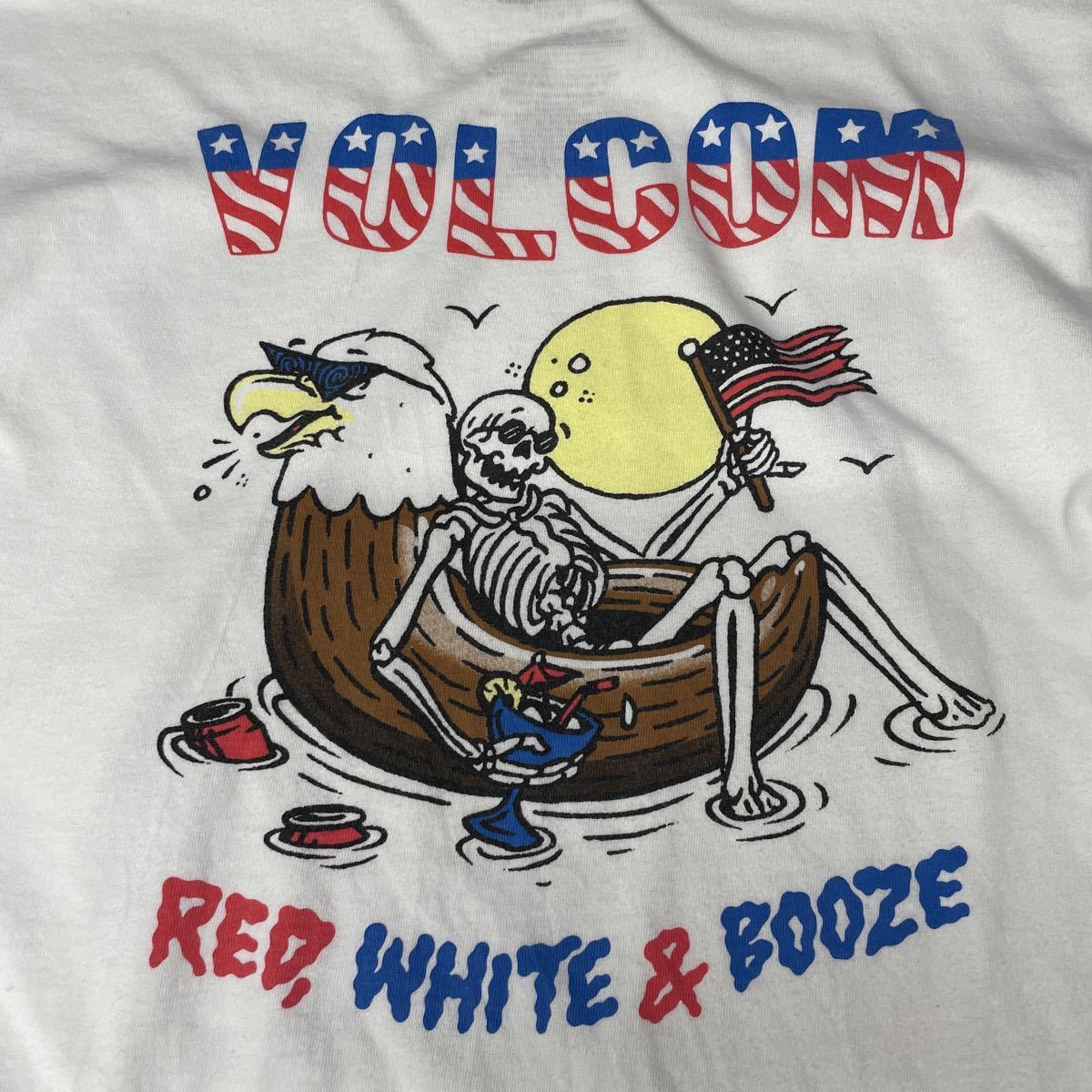【やや傷や汚れあり】ボルコム volcom 半袖 プリント Tシャツ 白 Mサイズ キズ、薄す汚れあり（洗濯済みの落札情報詳細 - Yahoo!オークション落札価格検索 オークフリー