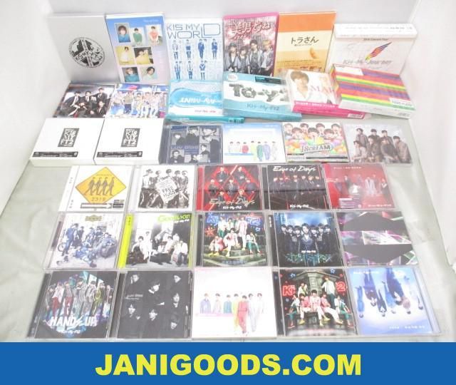 【やや傷や汚れあり】Kis-My-Ft2 CD/DVD/Blu-rayセット 藤ヶ谷太輔 MARS/LIVE TOUR 2020 To-y2/LIVE TOUR 2019 FREE HUGS ...