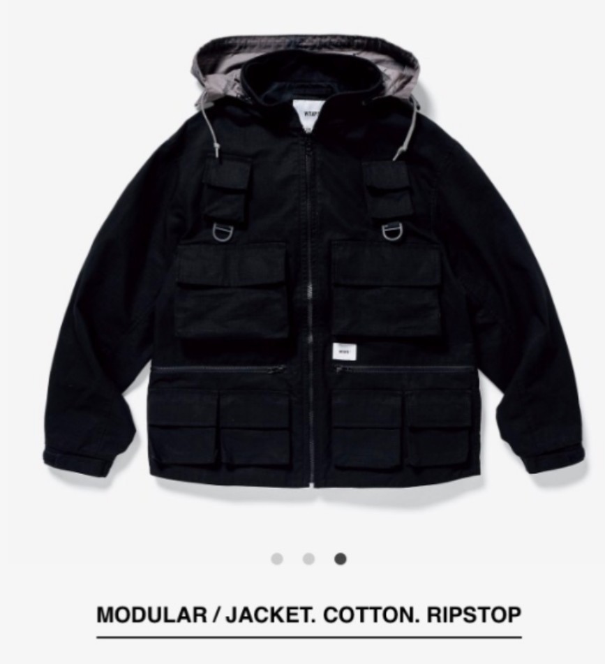 【未使用】WTAPS MODULAR JACKET BLACK S Small 01 モジュラージャケット 191BRDT-JKM02 新品未使用の落札情報詳細 - ヤフオク落札価格検索 オークフリー