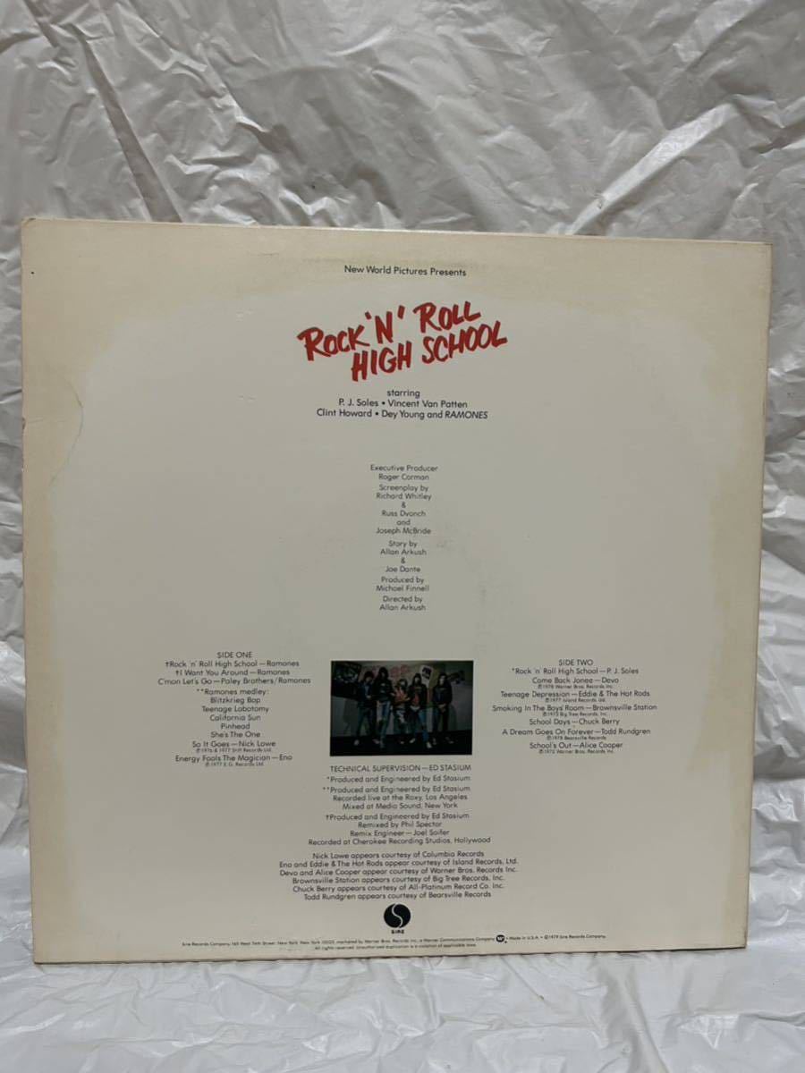 【傷や汚れあり】 K311 LP レコード ROCK 'N' ROLL HIGH SCHOOL ロックンロール・ハイスクール/Ramones ...