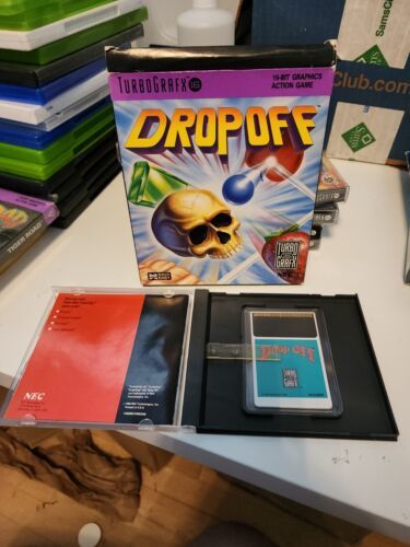 【目立った傷や汚れなし】Turbografx 16 TG16 Drop Off CIB Data East HuCard Complete ...