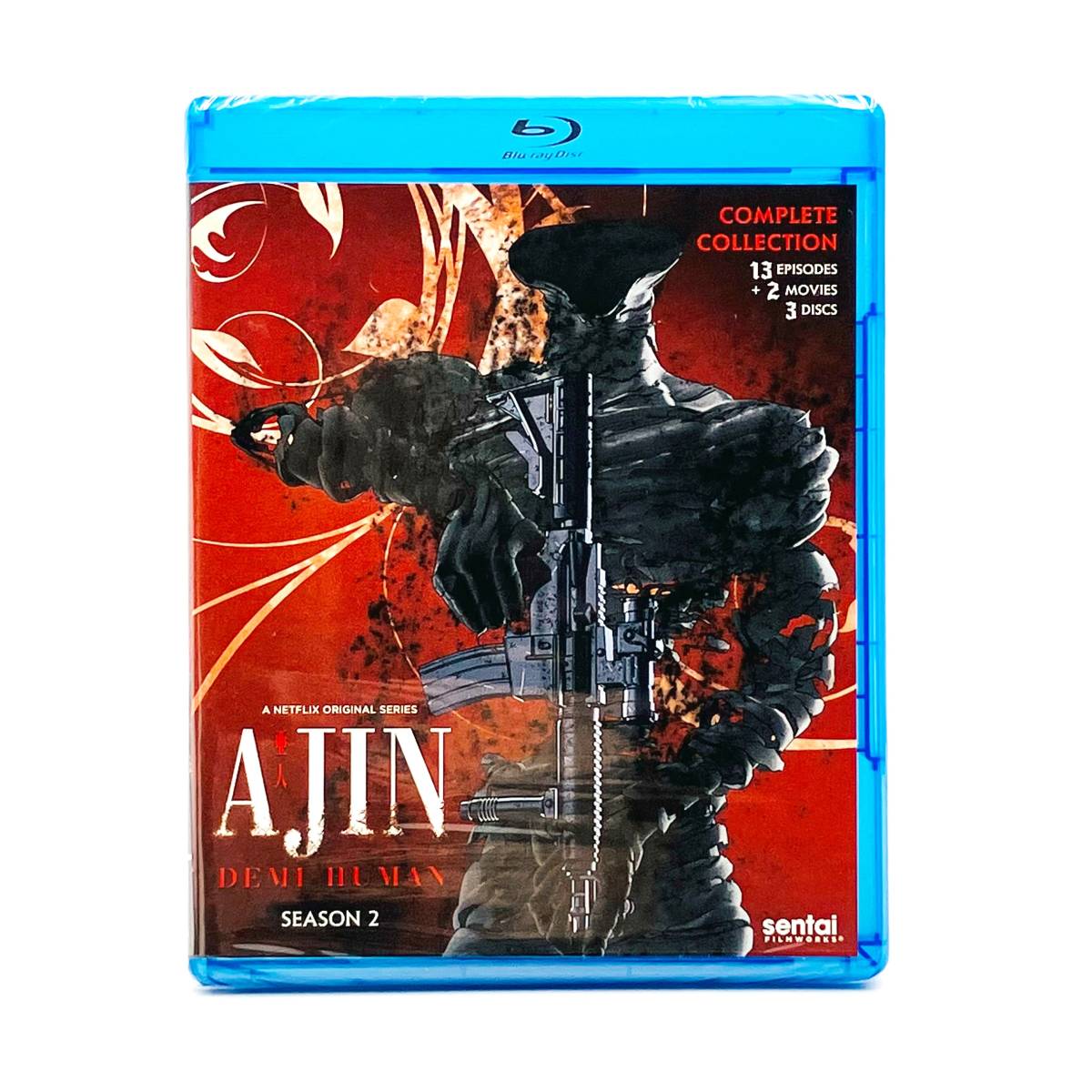 【未使用】【送料込】亜人 第2クール 全13話+劇場版 第2部+第3部 (最終章) あじん (北米版 ブルーレイ) Ajin blu-ray ...
