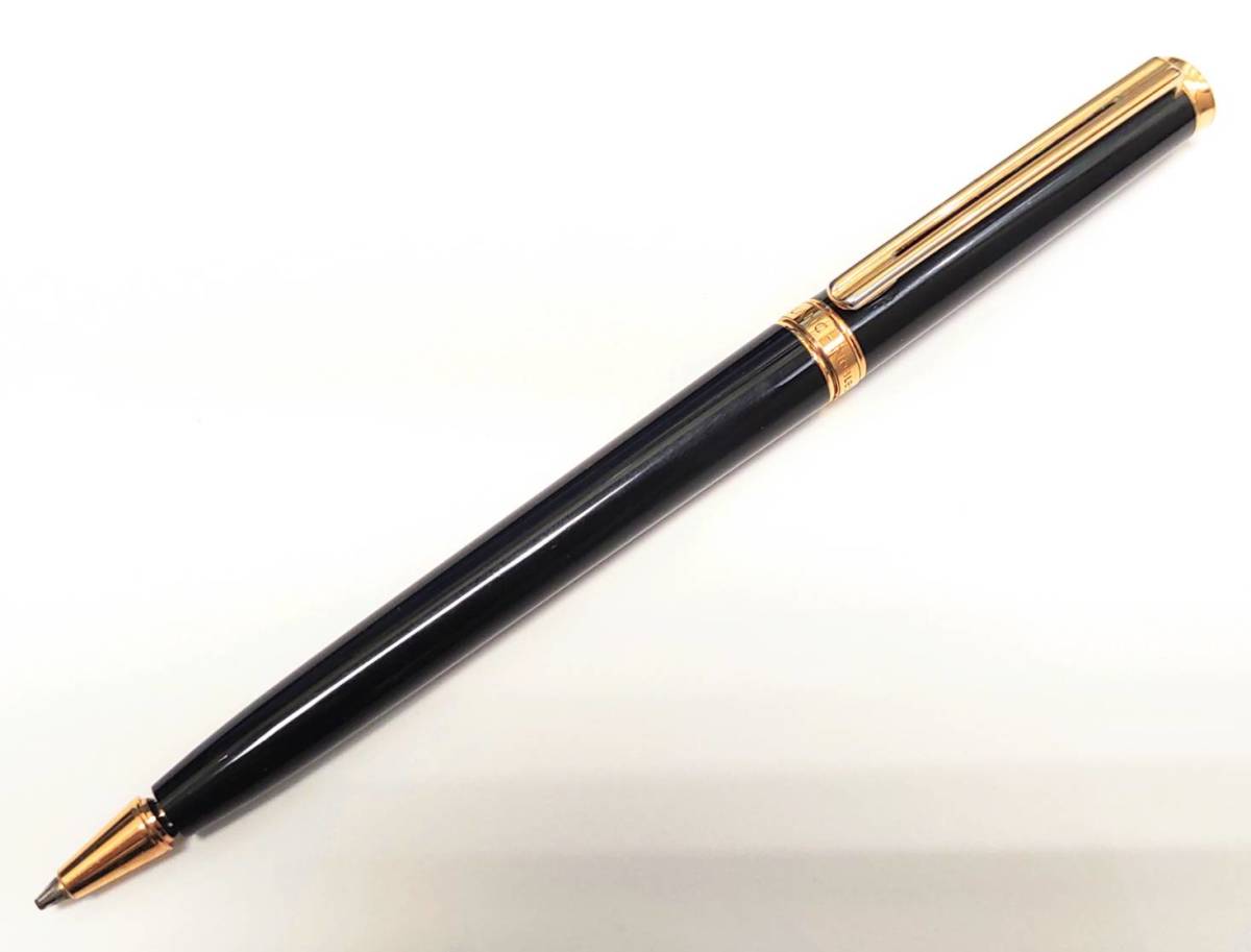 【全体的に状態が悪い】【B-11409】 MONTBLANC モンブラン NOBLESSE OBLIGE ノブレス オブリージュ シャープペンシル 黒×ゴールド シャーペン 筆記具 ジャンクの ...