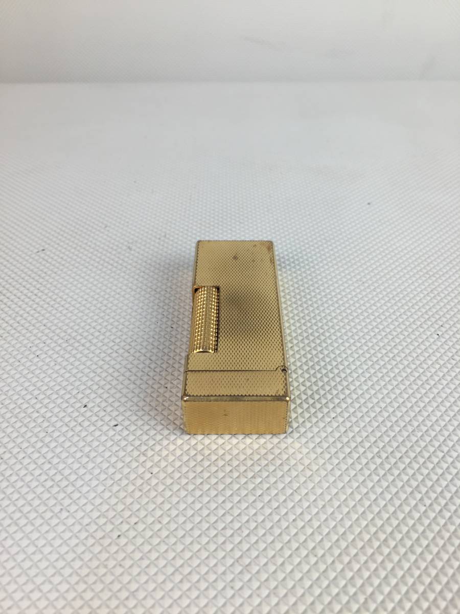 【傷や汚れあり】A7796 dunhill ダンヒル ローラーガスライター オーバル スリム ゴールドカラー スイス製 未確認 中古品の落札 ...