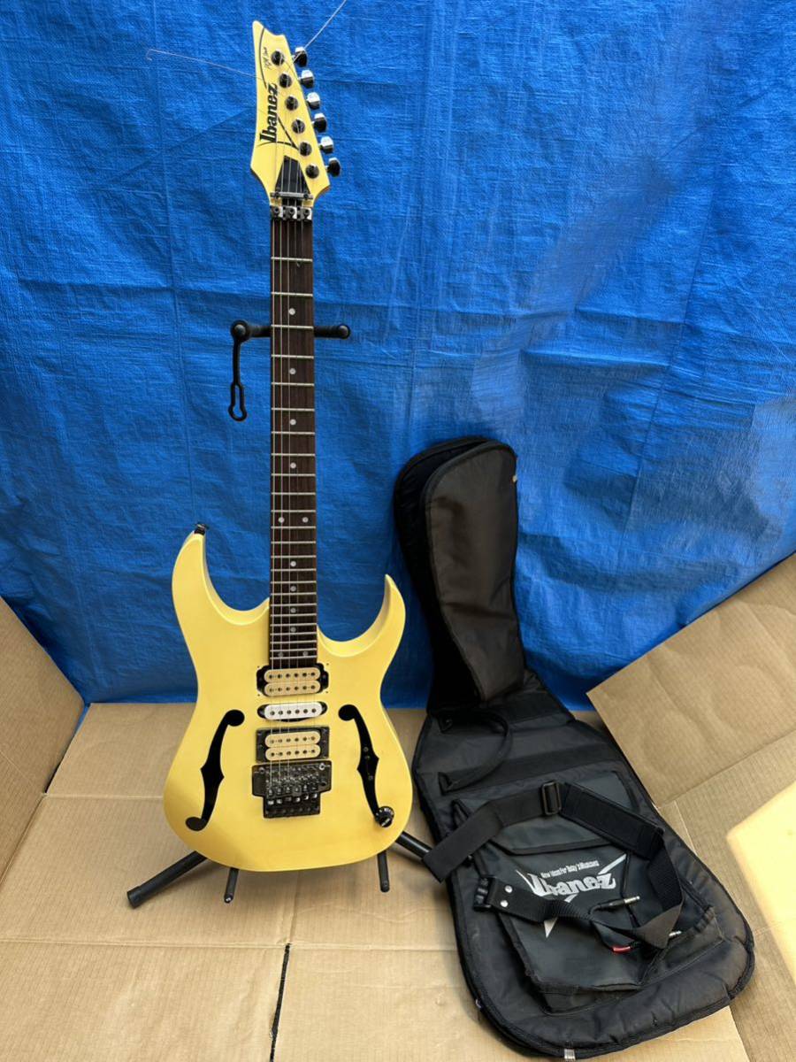【傷や汚れあり】ibanez Pgm Series アイバニーズ エレキギター ソフトケース付き 傷・汚れあり 未確認 ジャンク扱いの落札情報