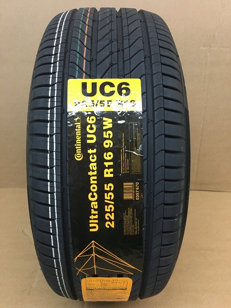 【未使用】【特価販売】225/55 R16 95W コンチネンタル ウルトラコンタクト UC6 Ultra Contact UC6 新品1本のみ（2022年製）の落札情報詳細 - ヤフオク落札 ...