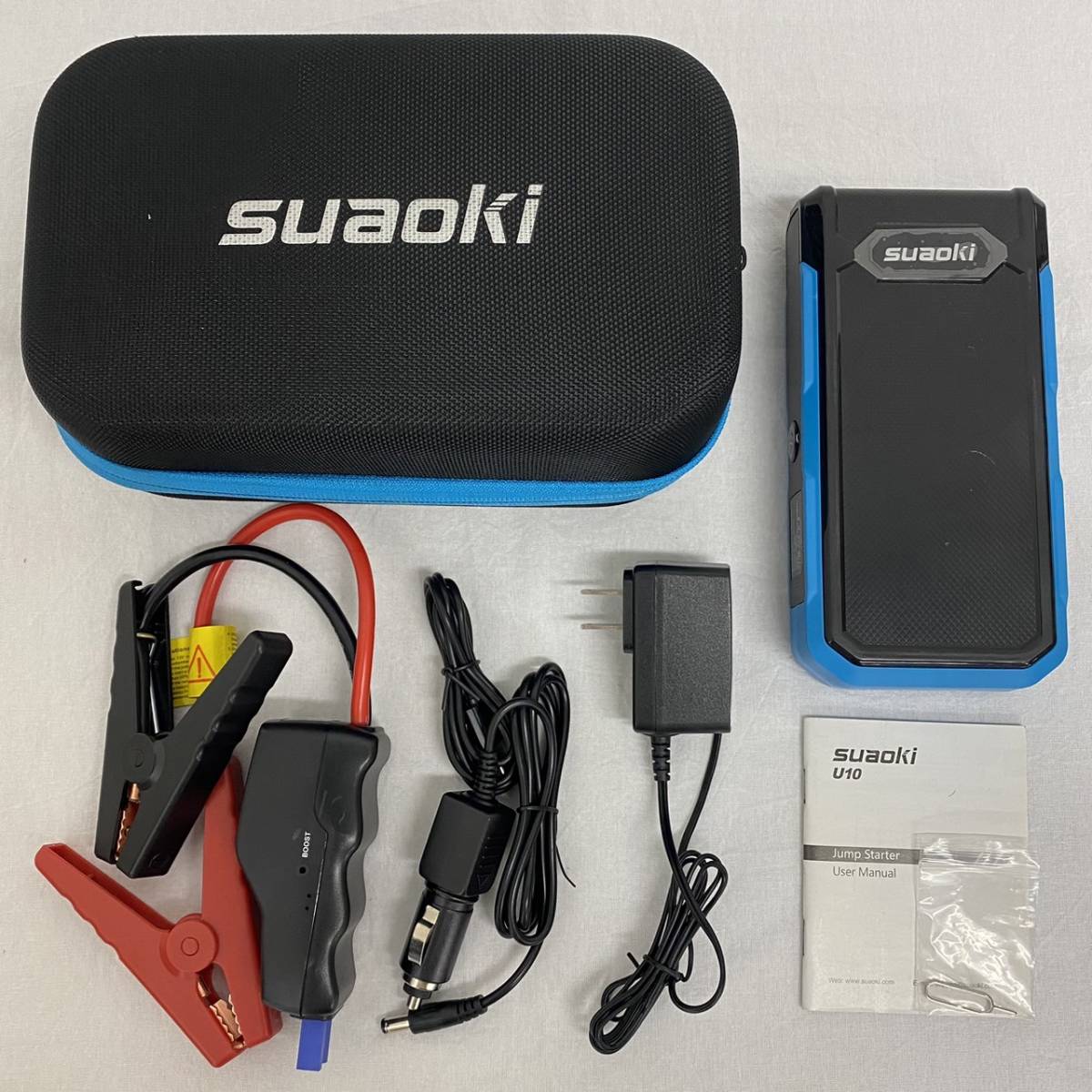 【全体的に状態が悪い】W262919(092)-501/OK3000【名古屋】SUAOKI スアオキ Jump Starter ジャンプ ...