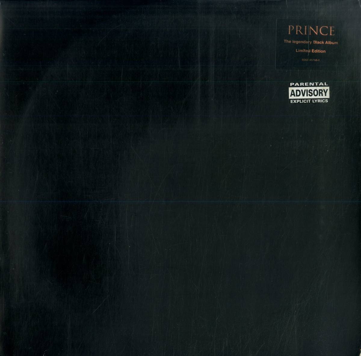 【やや傷や汚れあり】A00560002/LP/プリンス (PRINCE)「Black Album (1994年・9362-45793-1 ...
