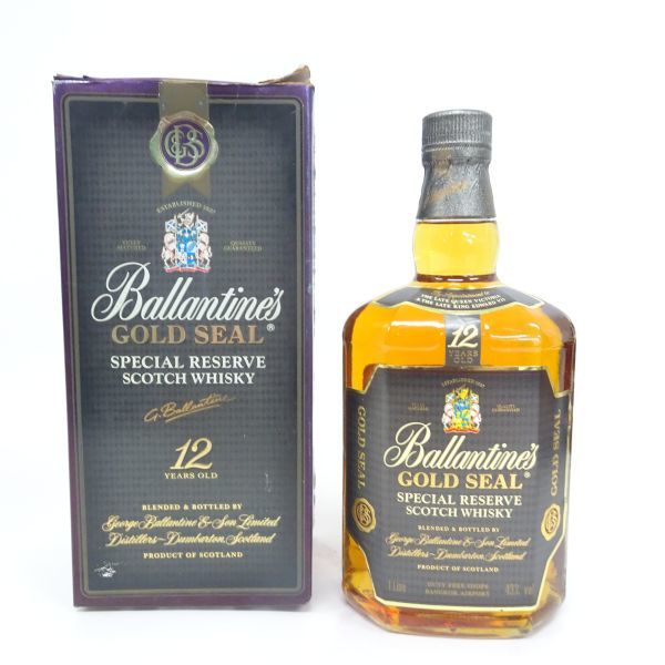 【未使用】☆小山発送☆【直接引取不可】tyys 721-1 128 未開栓 Ballantine's バランタイン ゴールドシール 12年 ...