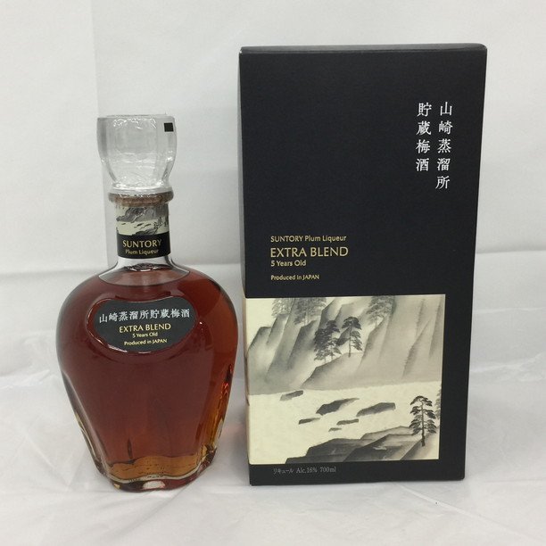 【未使用】SUNTORY 山崎蒸溜所貯蔵 梅酒 EXTRA BLEND エクストラブレンド 5年 700ml 16％ 箱付き 未開栓 国内酒【BHBD2014】※東京都内限定発送※の落札情報 ...