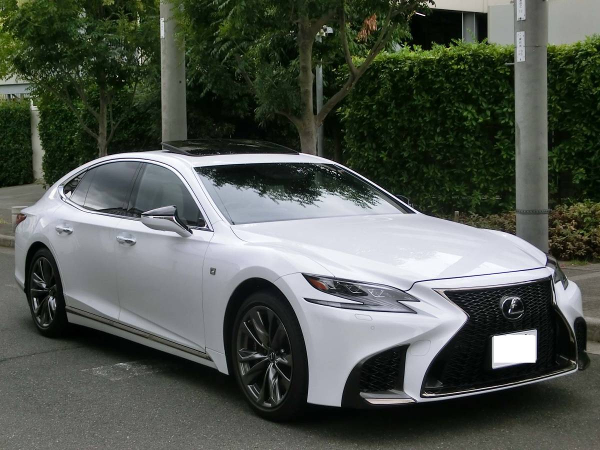 【走行距離 20,518 km】H30年式新同「レクサスLS500-Fスポーツ-LEXUSセイフティ＋A」売切!電動SR/アラウンドビューM ...