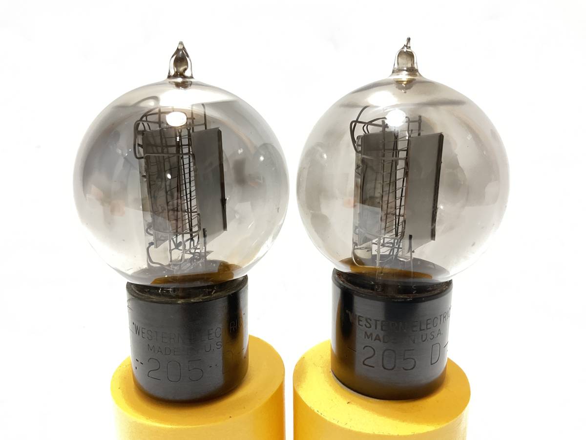【傷や汚れあり】Western Electric WE 205D （刻印） 真空管 2個 （used）②の落札情報詳細 - ヤフオク落札価格 ...