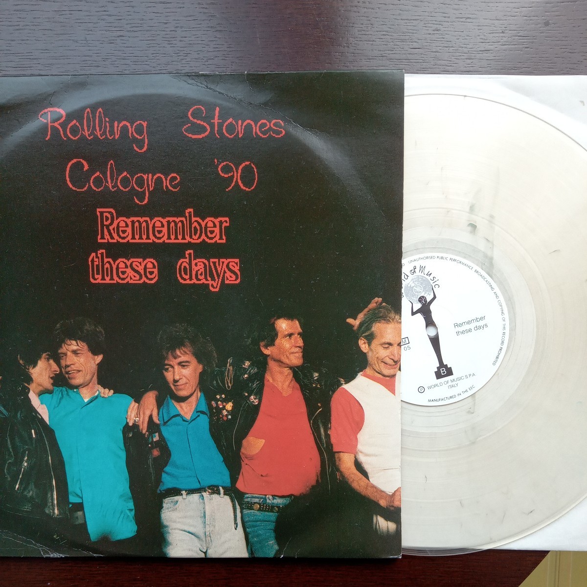 【やや傷や汚れあり】ROLLING STONES cologne 90 remember these days LIVE ローリング・ストーンズ ライブanalog record vinyl ...