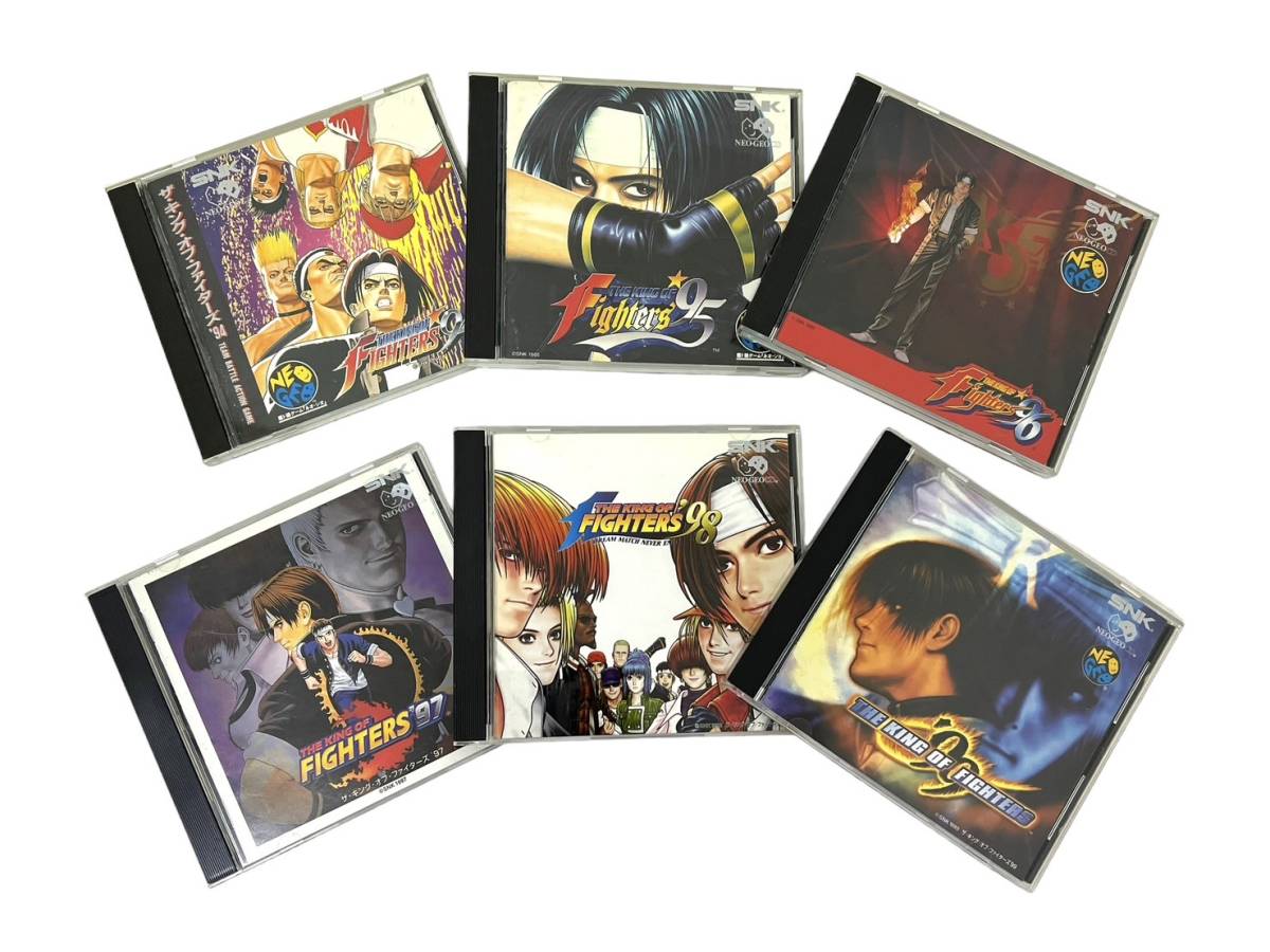 【傷や汚れあり】 【NEOGEO CD ソフト おまとめ6点】SNK ネオジオCD ザ キング オブ ファイターズ '94/'95/'96/'97/'98/'99 ゲームソフト 現状品 ...