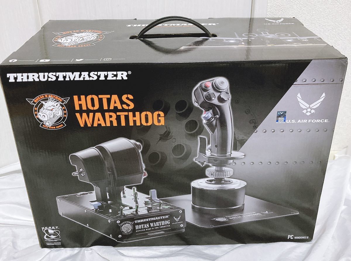 【傷や汚れあり】【希少】Thrustmaster HOTAS WARTHOG REPLICA USAF A-10C STICK ...