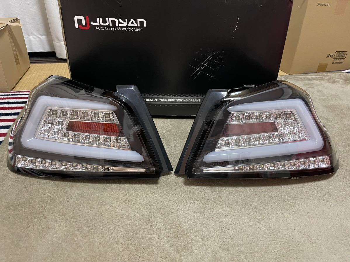 【目立った傷や汚れなし】SUBARU VAB WRX STI Jun yan シーケンシャル クリアテールランプ 中古美品 VAB WRX STI F型に使用 VAG S4にもの落札情報詳細 ...
