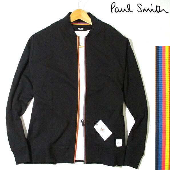 【未使用】未使用 新品 ポールスミス アーティストストライプ ジップアップジャケット ポンチ スウェット Lサイズ 黒 ブラック PaulSmithの落札情報詳細 - ヤフオク落札価格検索 ...