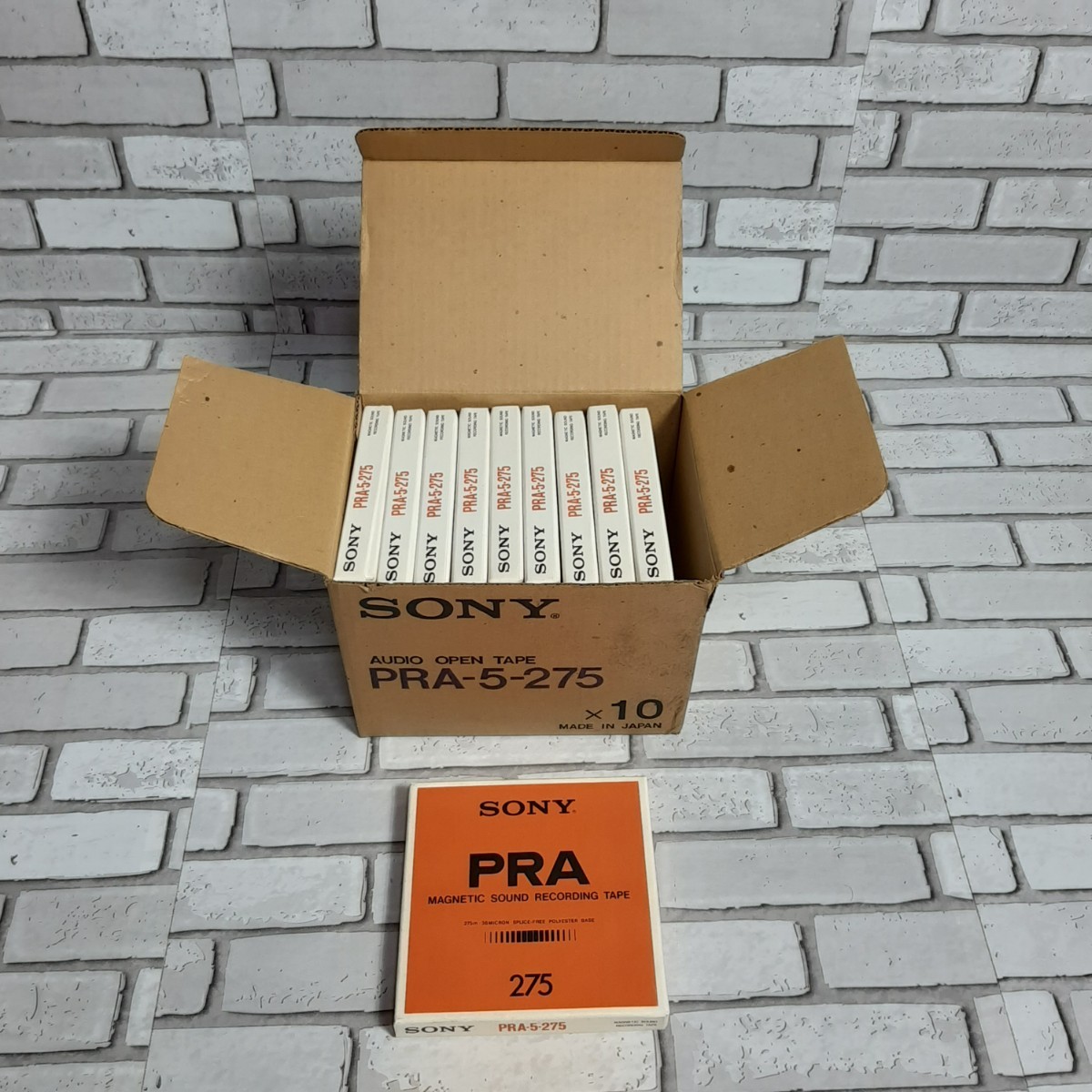 【未使用】未使用保管品 PRA-5-275 SONY ソニー オープンリールテープ オーディオ 昭和レトロ アンティーク 管理:12013の落札情報詳細 - ヤフオク落札価格検索 オークフリー