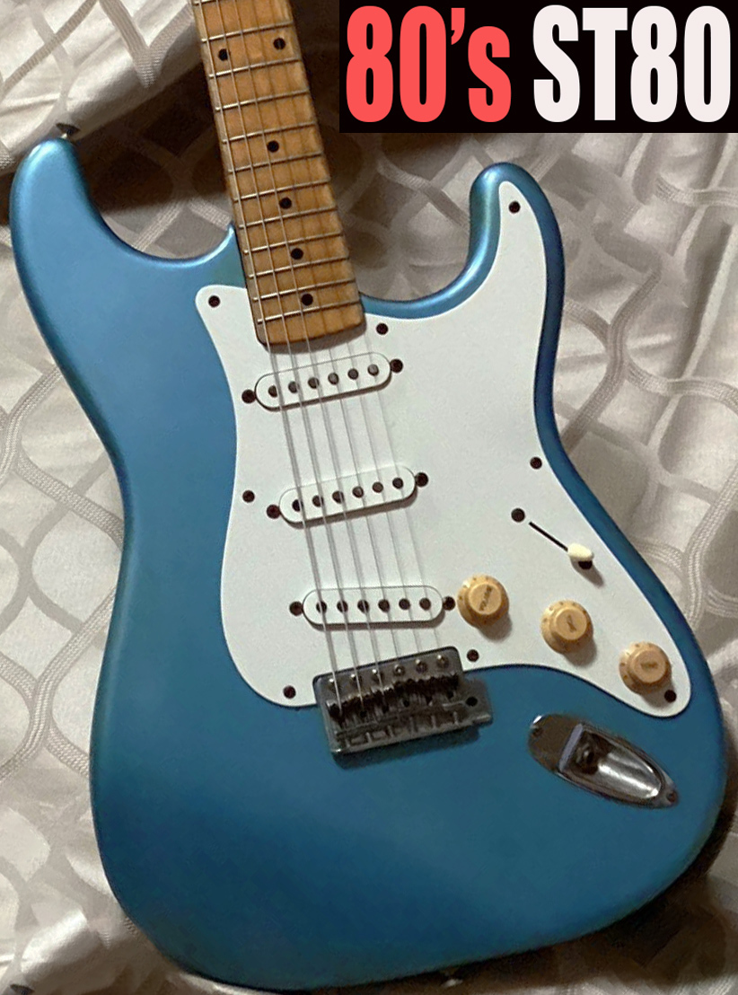 【やや傷や汚れあり】 80's TOKAI ST80 Lake Placid Blue Option 80シール 【検】 トーカイ ST 80 ...