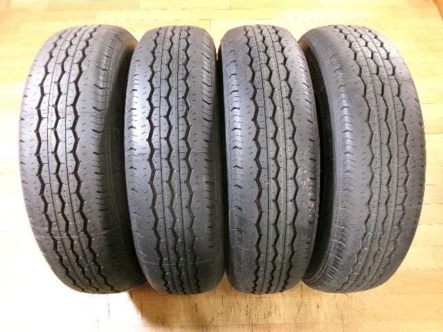 【未使用に近い】新車外し バリ山 イボ付 2023年 195/80R15 107/105N LT タイヤ 4本 ブリヂストン 200系 ハイエース NV350 キャラバン シムニー シエラの ...