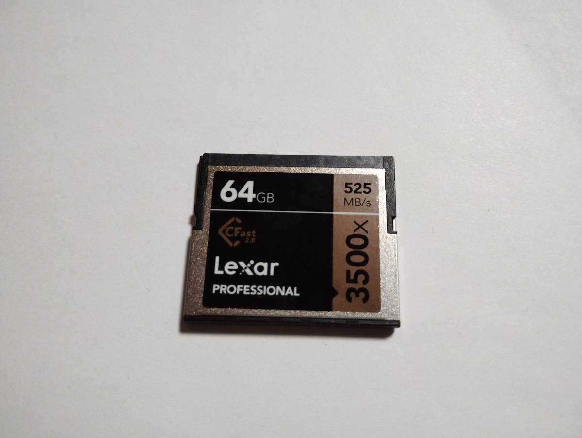 【やや傷や汚れあり】64GB Lexar professional 525MB/s 3500× CFast 2.0 フォーマット済み メモリーカード の落札情報詳細 - ヤフオク落札価格検索 ...