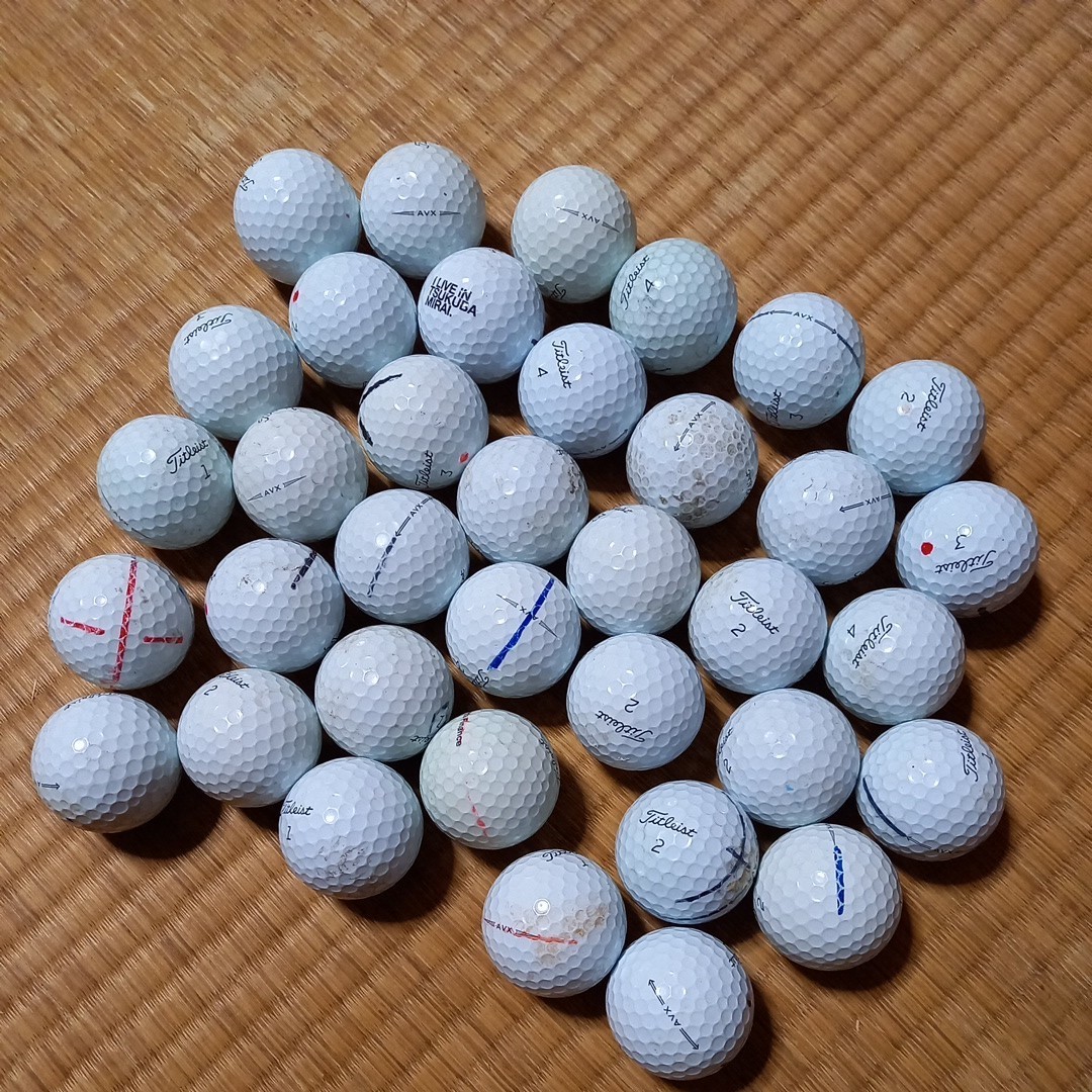 【やや傷や汚れあり】タイトリスト AVX 2020 2022 ロストボール 36個の落札情報詳細 - ヤフオク落札価格検索 オークフリー