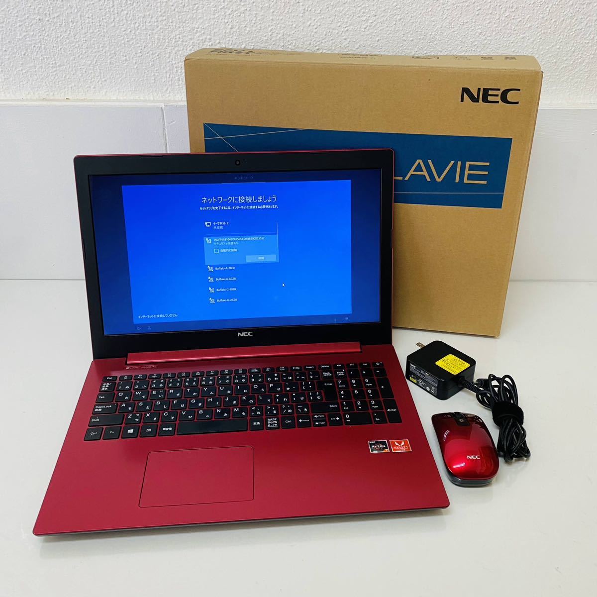 【目立った傷や汚れなし】完動品 LAVIE Note Standard NS600 PC-NS600MAR AMD Ryzen 7 2700U ...