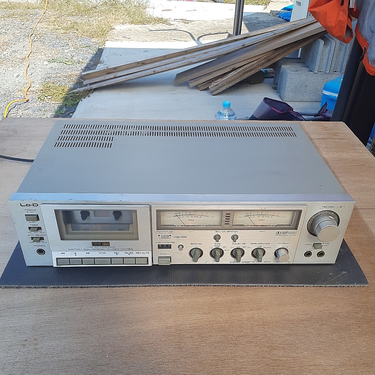 【傷や汚れあり】TOYOTA 純正 カセットデッキ／AM FM／Logic control deck／86120 12770／動作未確認 ...