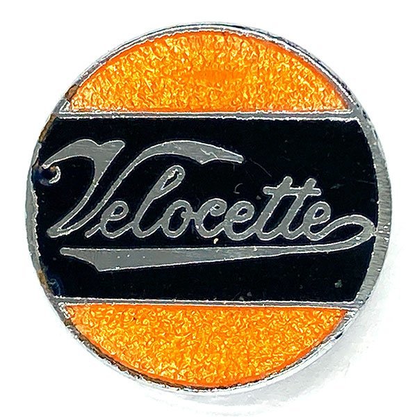 【目立った傷や汚れなし】ベロセット ロゴ ビンテージ ピンバッジ Velocette Logo Vintage Pin ヴェロセット バイク ...