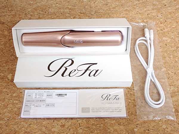 【未使用】【新品 同様品】MTG ReFa BEAUTECH FINGER IRON RE-AI05A ピンク リファビューテック フィンガーアイロン ギャランティカード有(NKA961-1 ...