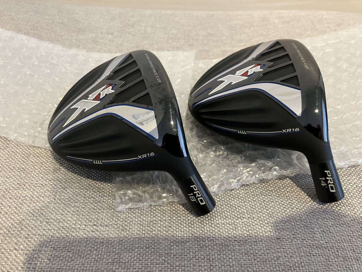 【目立った傷や汚れなし】キャロウェイXR16 PRO 3W&5W 14度18度 2個SET 14°&18°セット！ 石川遼も長らく使用した名器！！ 美品！希少！ 3番5番ヘッド2個セットの落札 ...