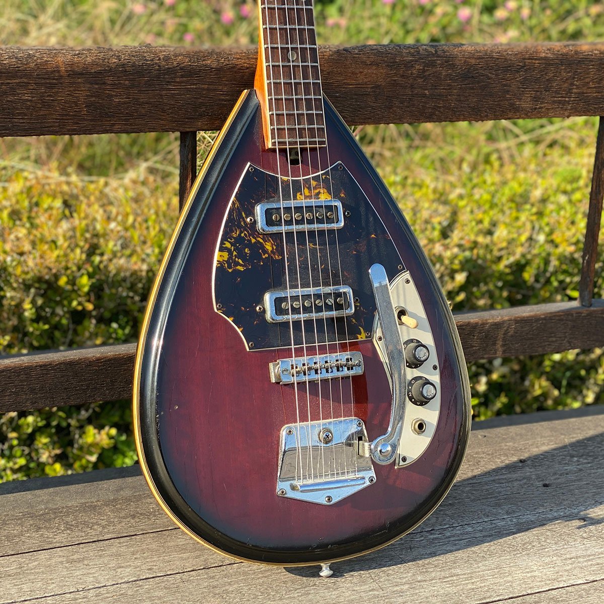 【傷や汚れあり】Splendor Teardrop Type スプレンダー ティアドロップ ヴィンテージ 日立楽器 ビザール おまけ付き 《1 ...