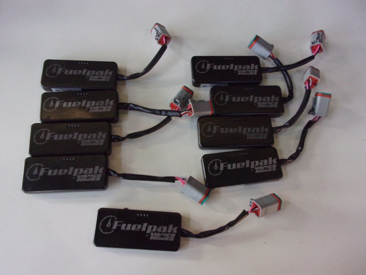 【やや傷や汚れあり】送料無料【VANCE＆HINES】フューエルパック FUELPAK 6ピンタイプ 9個セット販売☆中古品[バイク]ジャンク ...