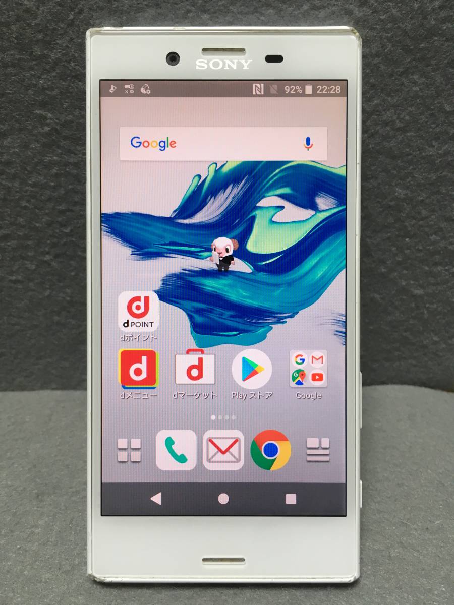 【傷や汚れあり】訳あり SIMロック解除済 SONY Xperia X Compact SO-02J ホワイト 白色 docomo x-c ...