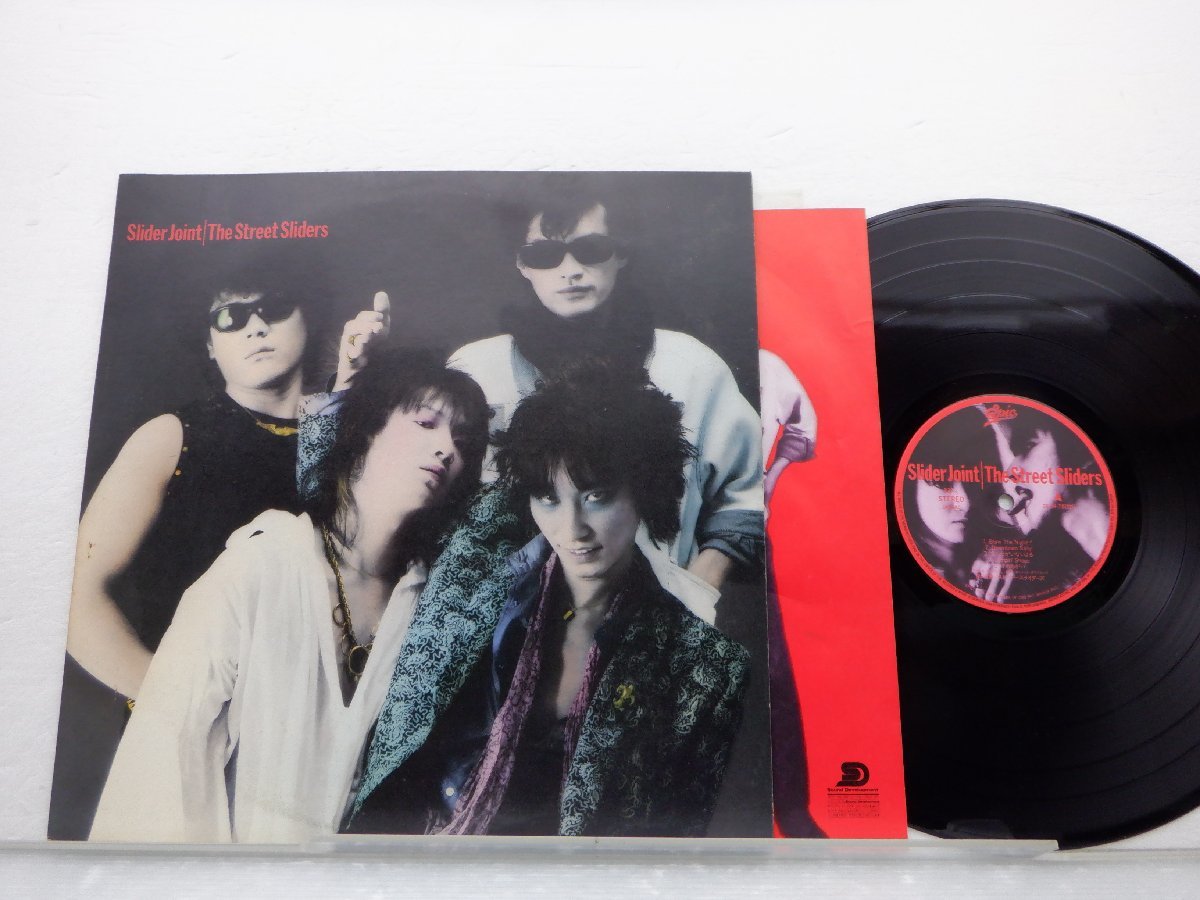 【中古】ストリート スライダーズ LP レコード Slider Joint スライダー ジョイント 帯 歌詞 付 全10曲収録 デビュー ...