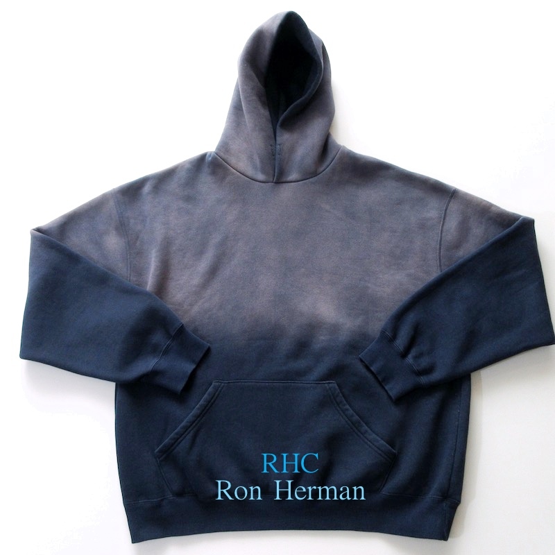 【目立った傷や汚れなし】【RHC Ron Herman ロンハーマン】グラデーション スウェットパーカー オーバーサイズ!! （ブリーチング プルオーバー 裏起毛）の落札情報詳細 ...