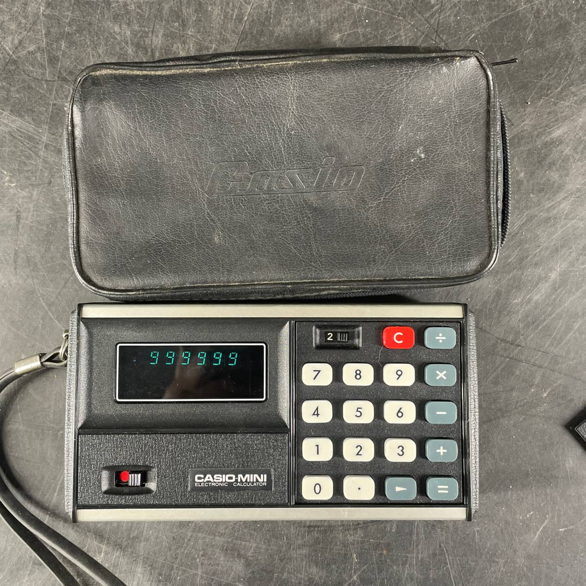 【傷や汚れあり】ホ20/通電品 ジャンク レトロ 計算機 ケースつき 【CASIO-MINI】 カシオ CASIO MINI CM-602 日本製 ELECTRONIC CALCULATORの ...