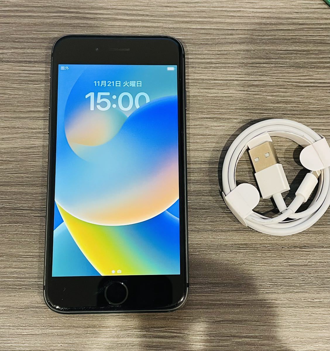 【やや傷や汚れあり】SIMフリーiPhone8 64GB スペースグレイ MQ782J/A送料無料iOS16.7.2バッテリー84%の落札情報詳細 - ヤフオク落札価格検索 オークフリー