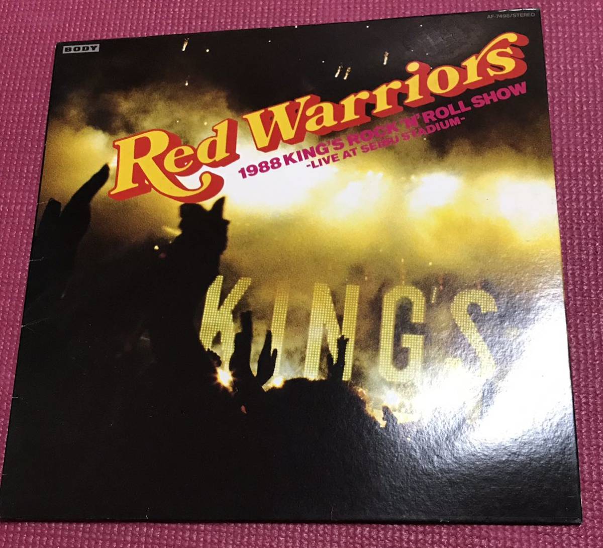 【目立った傷や汚れなし】RED WARRIORS LIVE アナログレコードLPの落札情報詳細 - ヤフオク落札価格検索 オークフリー